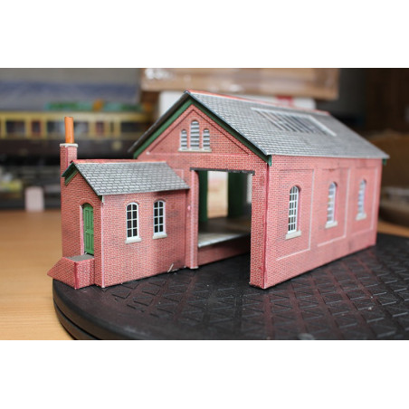 Card kit model buildings (built)